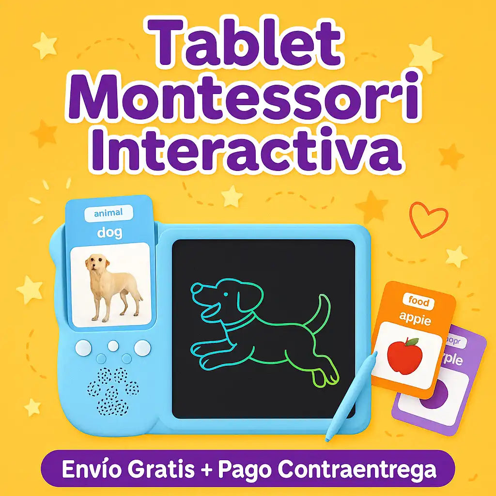 Tablet Montessori Interactiva 🎶 – Sava